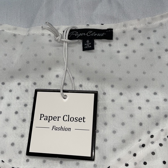 paper closet | Tops | Paper Closet Fashion Size 6 Top | Poshmark